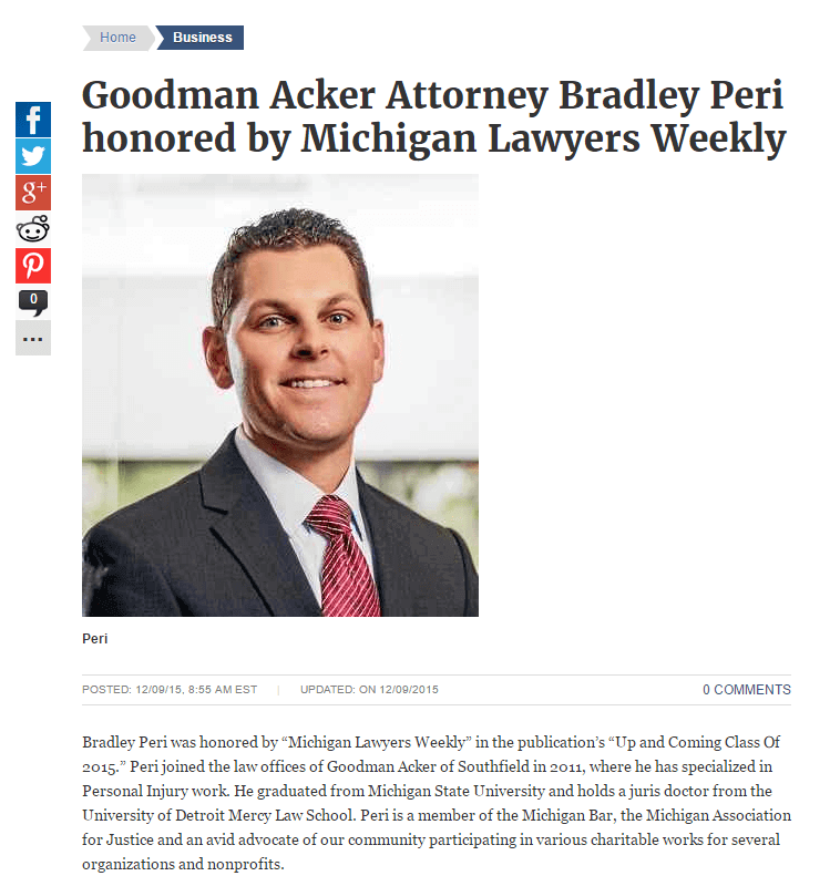 Print Articles - Goodman Acker P.C.